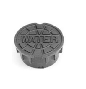 Carson Industries Round Water Meter Solid Plastic Lid - 22004008 - Ferguson